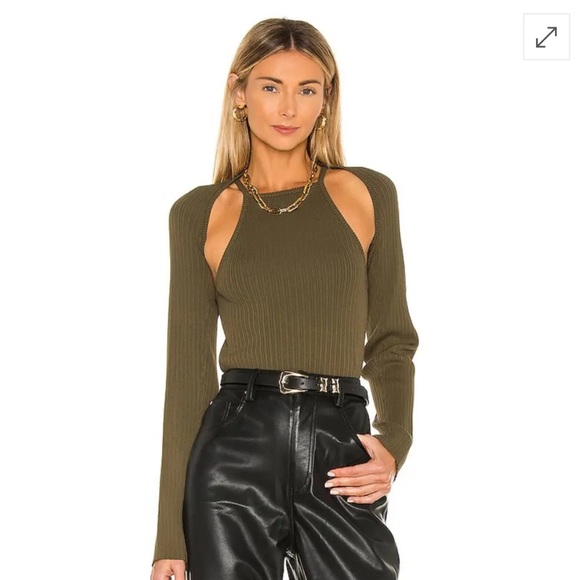 NICHOLAS | Tops | Nicholas Luna Set Mari Pants In Khaki Green | Poshmark